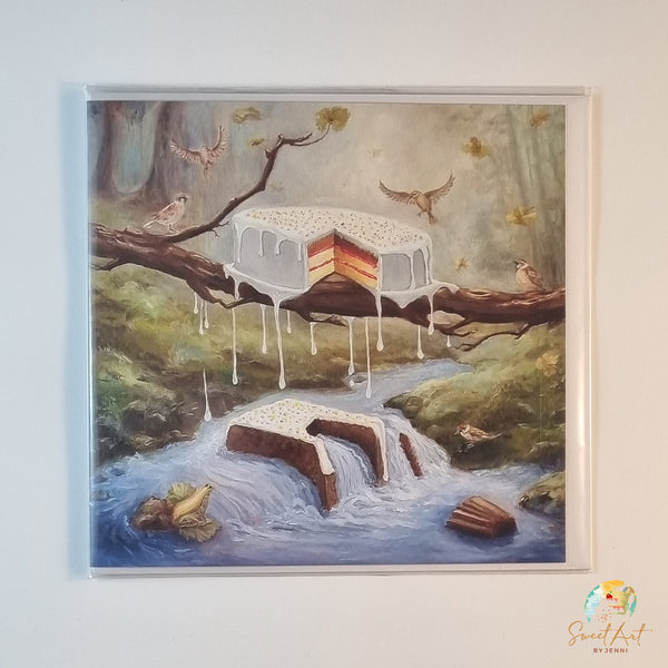 Sweet Balance Greeting Card + Envelope - Sweet-Art by Jenni